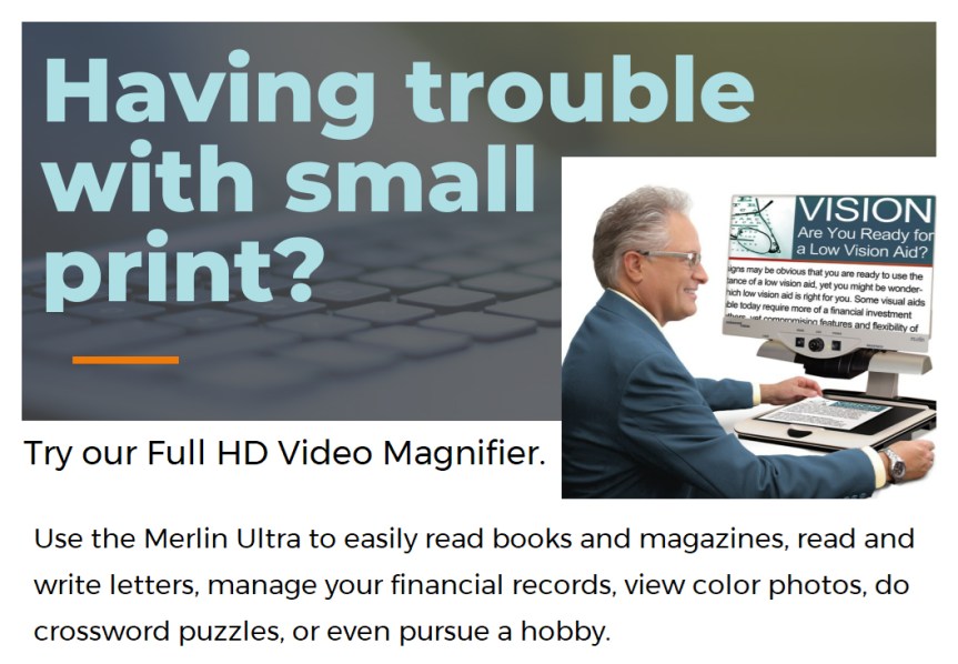 Beaches Branch Library Gets a Merlin Ultra Magnifier – Friends of the ...