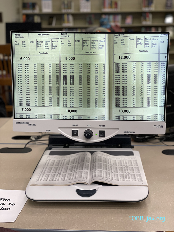 Beaches Branch Library Gets a Merlin Ultra Magnifier – Friends of the ...